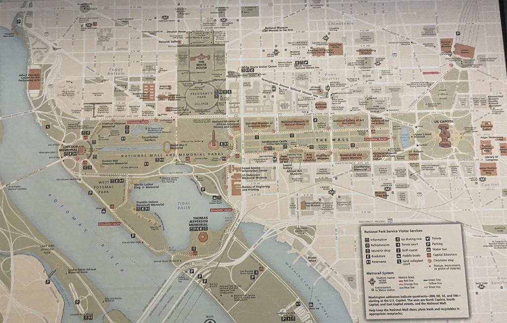 Washington DC Landmarks and Oak Leaves - Wanderlust Over 70